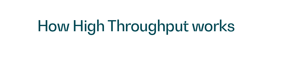 High Throughput